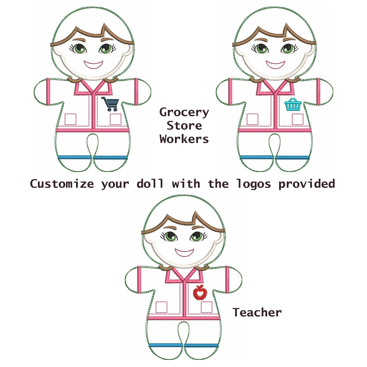 ITH Heroes: Female Essential Worker 5x7 6x10 8x12 – The Purple Hat